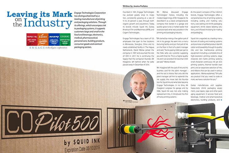 Engage Technologies Featured in Manufacturing in Focus - Squid Ink